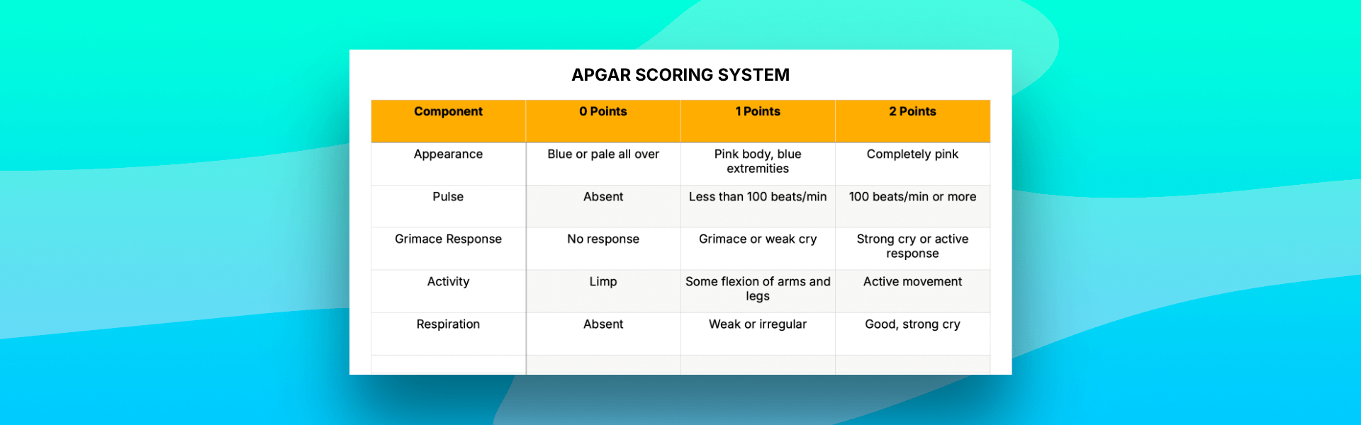 The APGAR Score: What It Tells Us About Your Newborn's Health - NudgeV